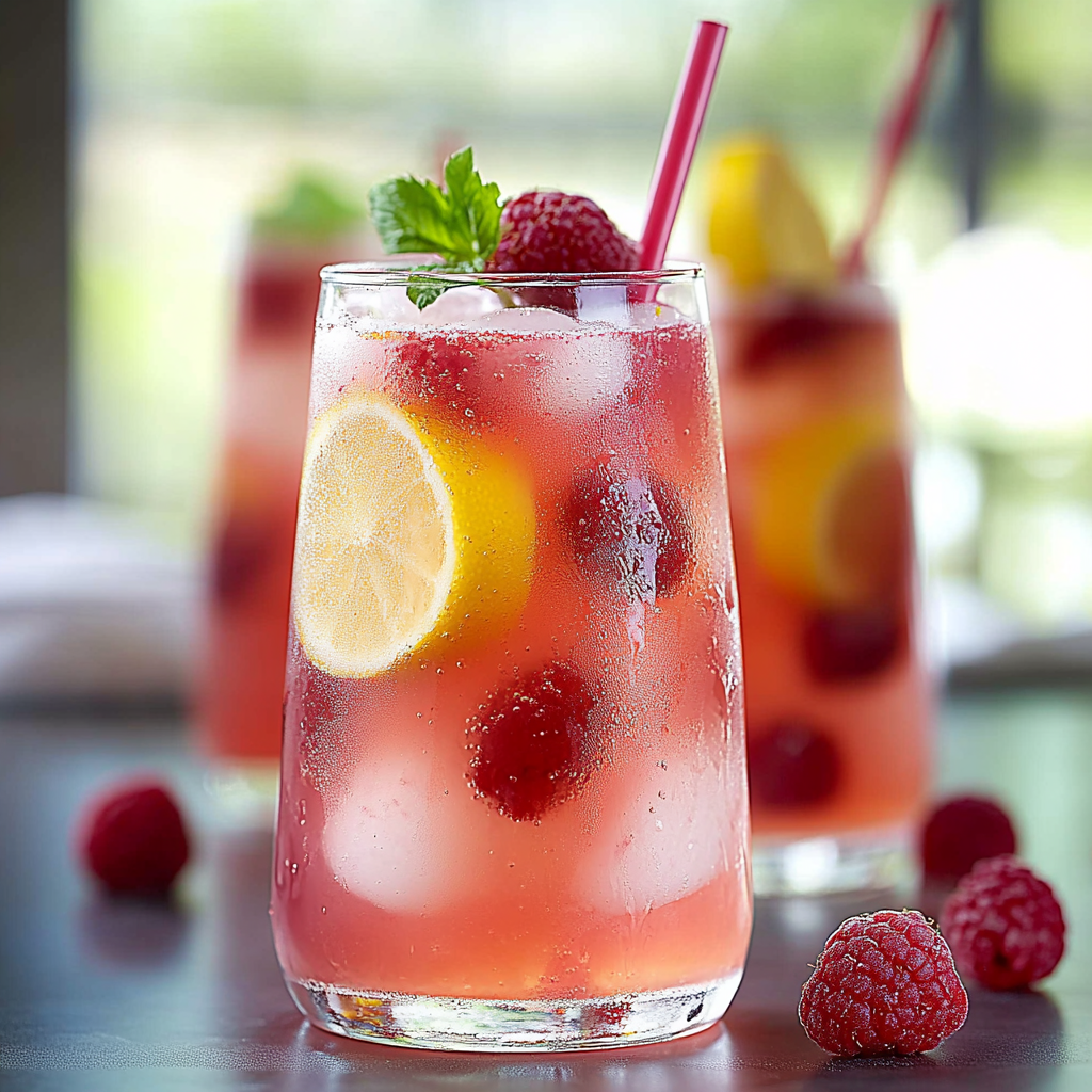 Sparkling Raspberry Lemonade